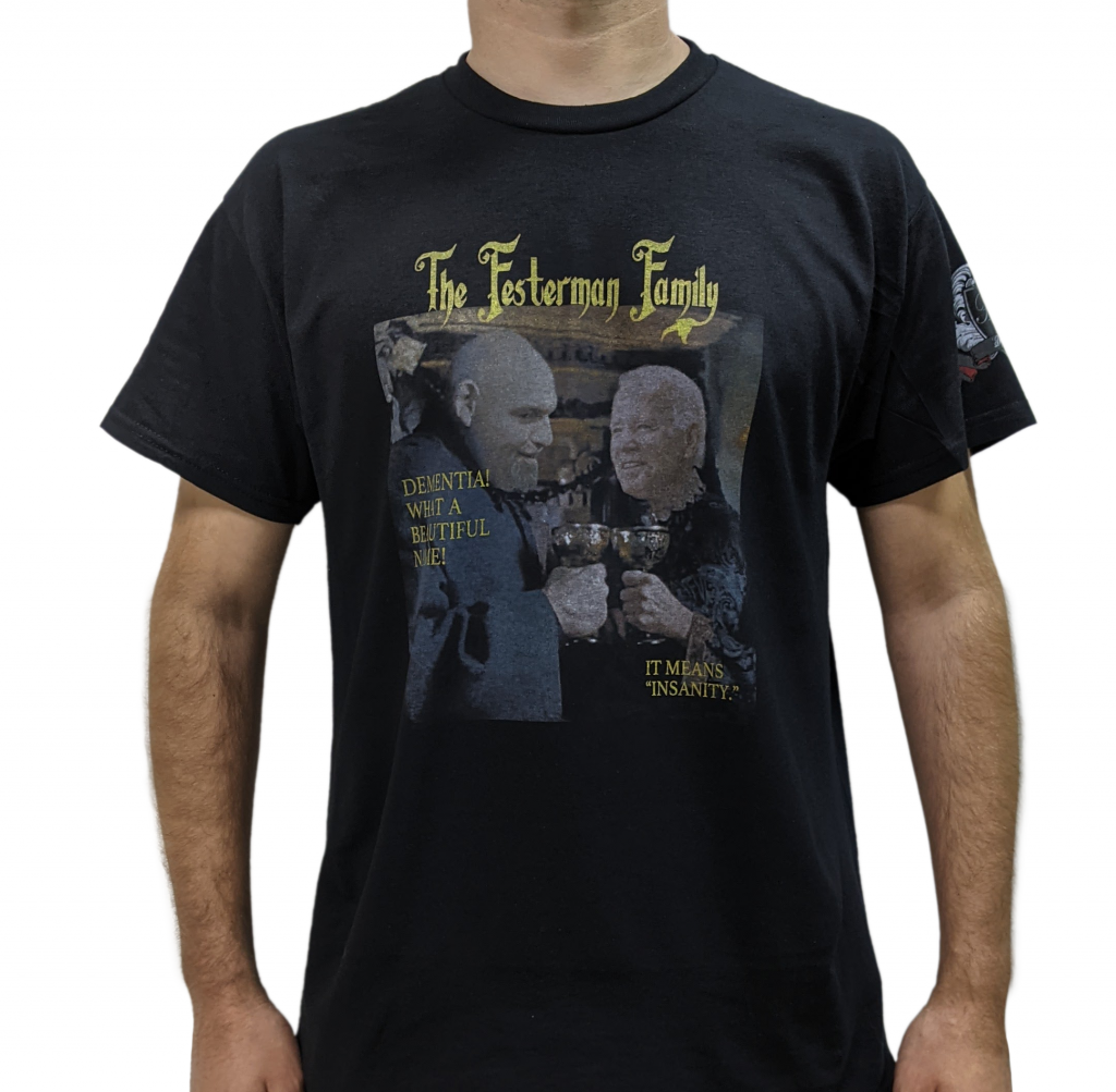 HD Defense Uncle Festerman T-Shirt (Black) - HD Defense